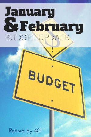 January & February Budget Update - Living on Fifty